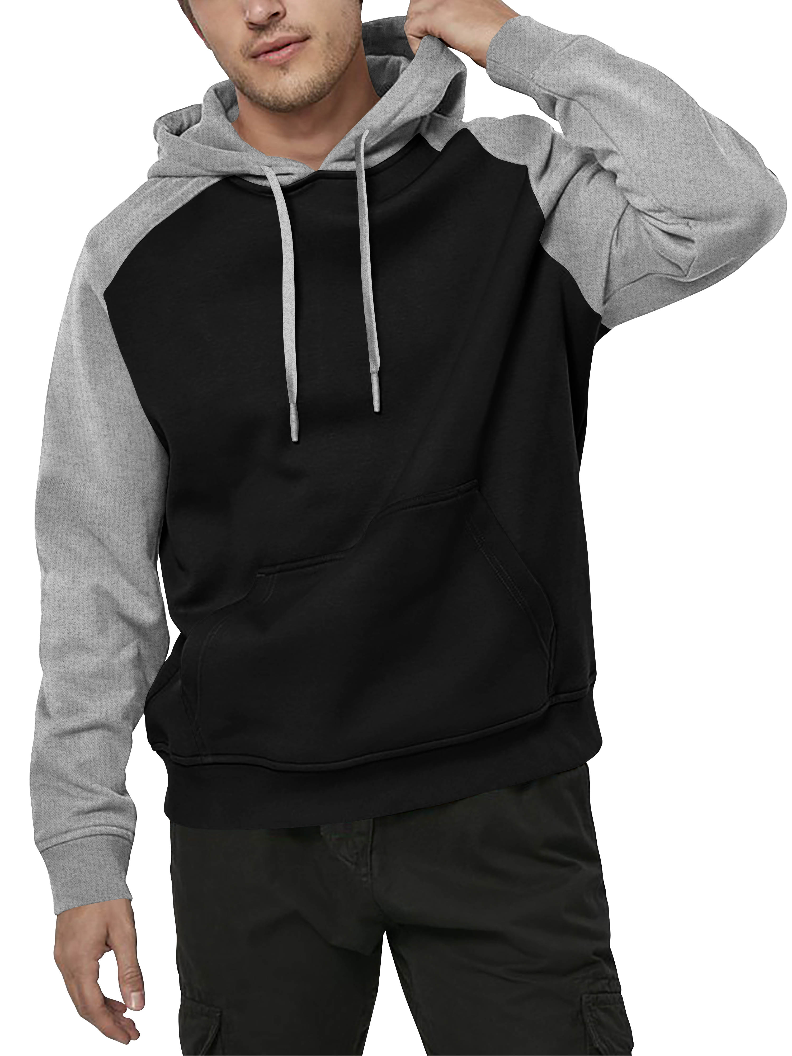 2 TONE PULLOVER HOODIE